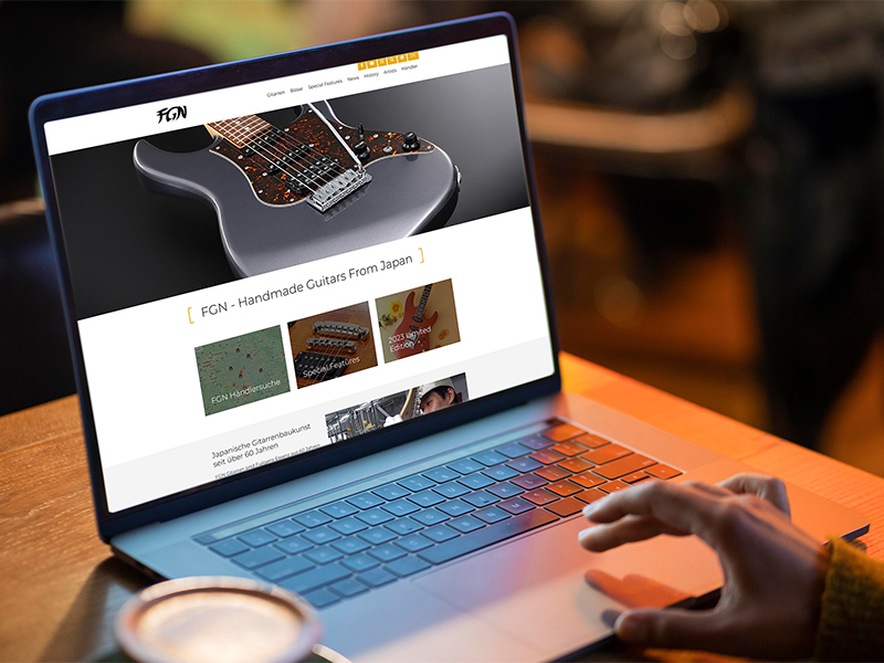 FGN Guitars & Basses - Neue Website online!