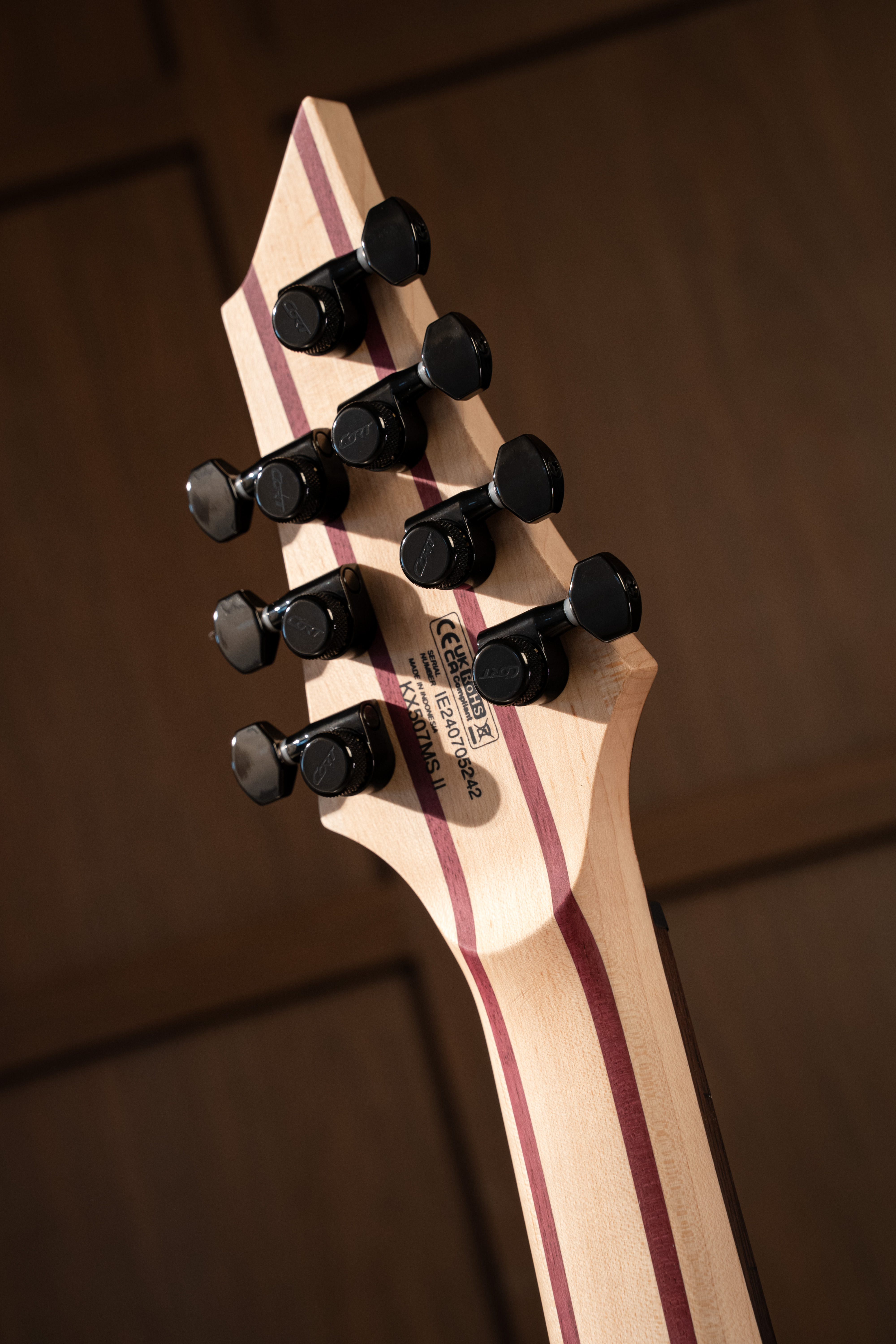 CORT Introduces the KX507MS Pale Moon: 7-String Multi-Scale Guitar with a Distinctive Look